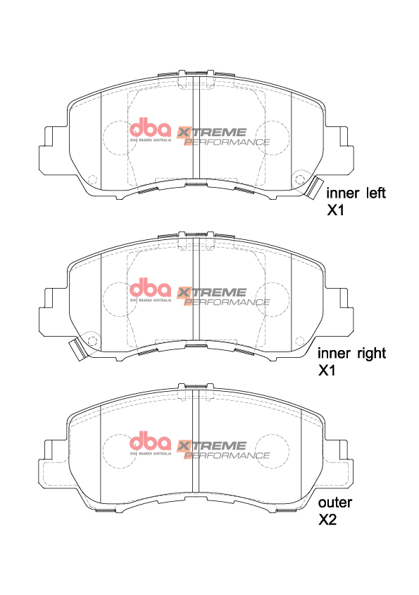 Front Xtreme Performance Brake Pads - DB15048XP | Disc Brakes Australia