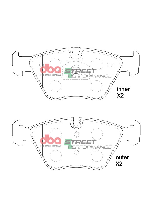 Front Street Performance Brake Pads - DB1522SP | Disc Brakes Australia