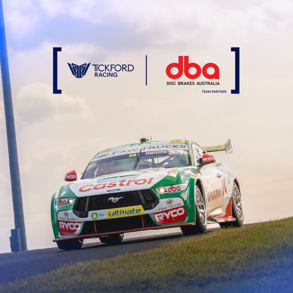 DBA And Tickford Racing Extend Partnership Into 2025 | Disc Brakes Australia