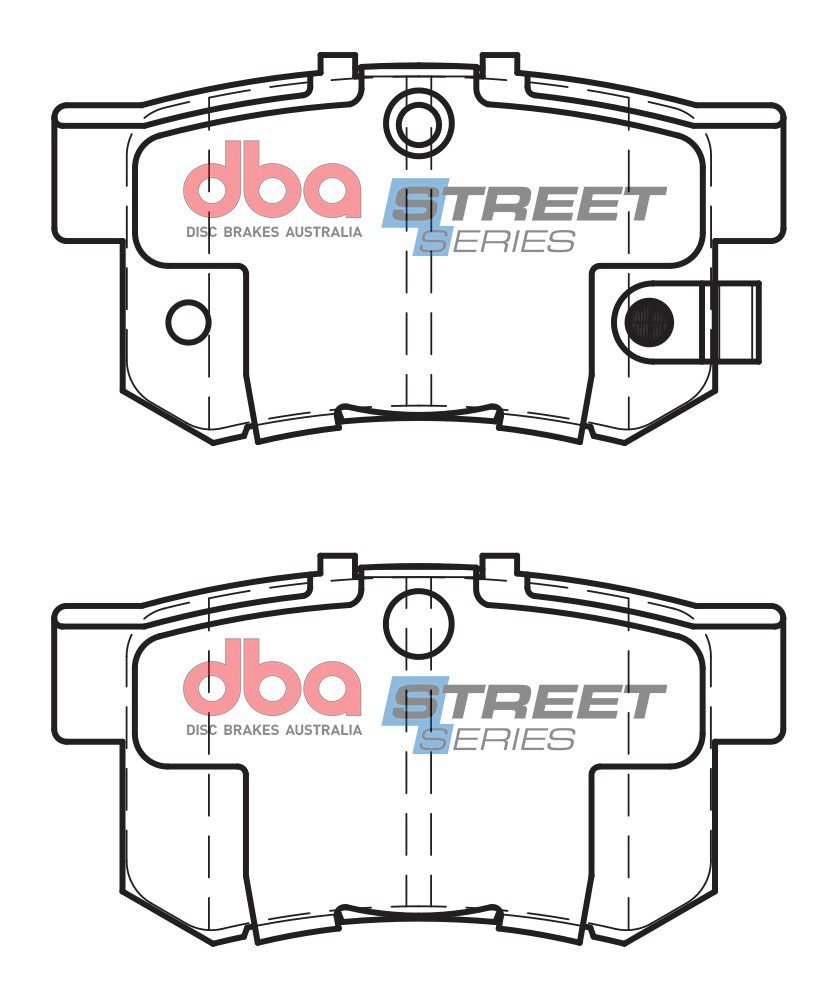 Rear Street Series Brake Pads - DB1142SS | Disc Brakes Australia
