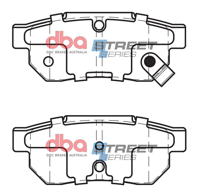Rear Street Series Brake Pads - DB1163SS | Disc Brakes Australia