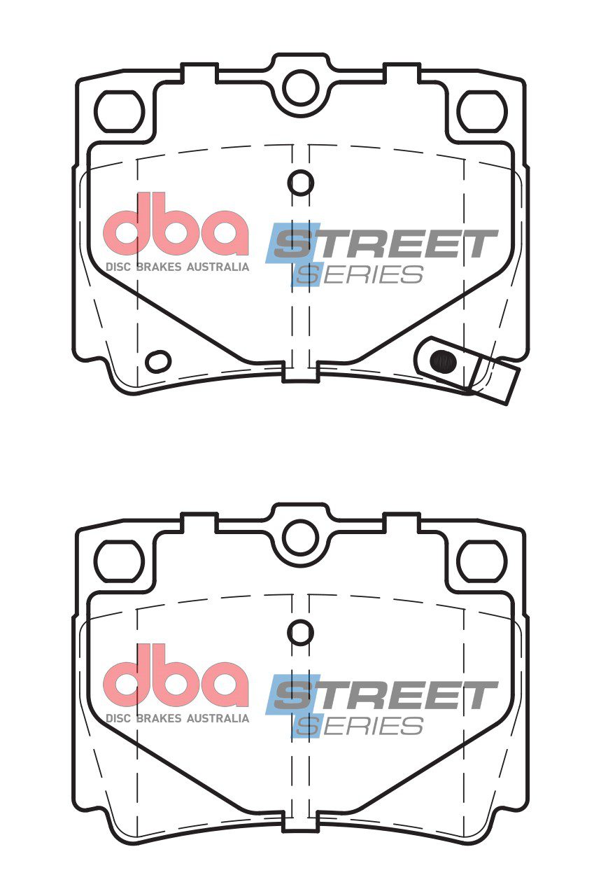 Rear Street Series Brake Pads - DB1390SS | Disc Brakes Australia