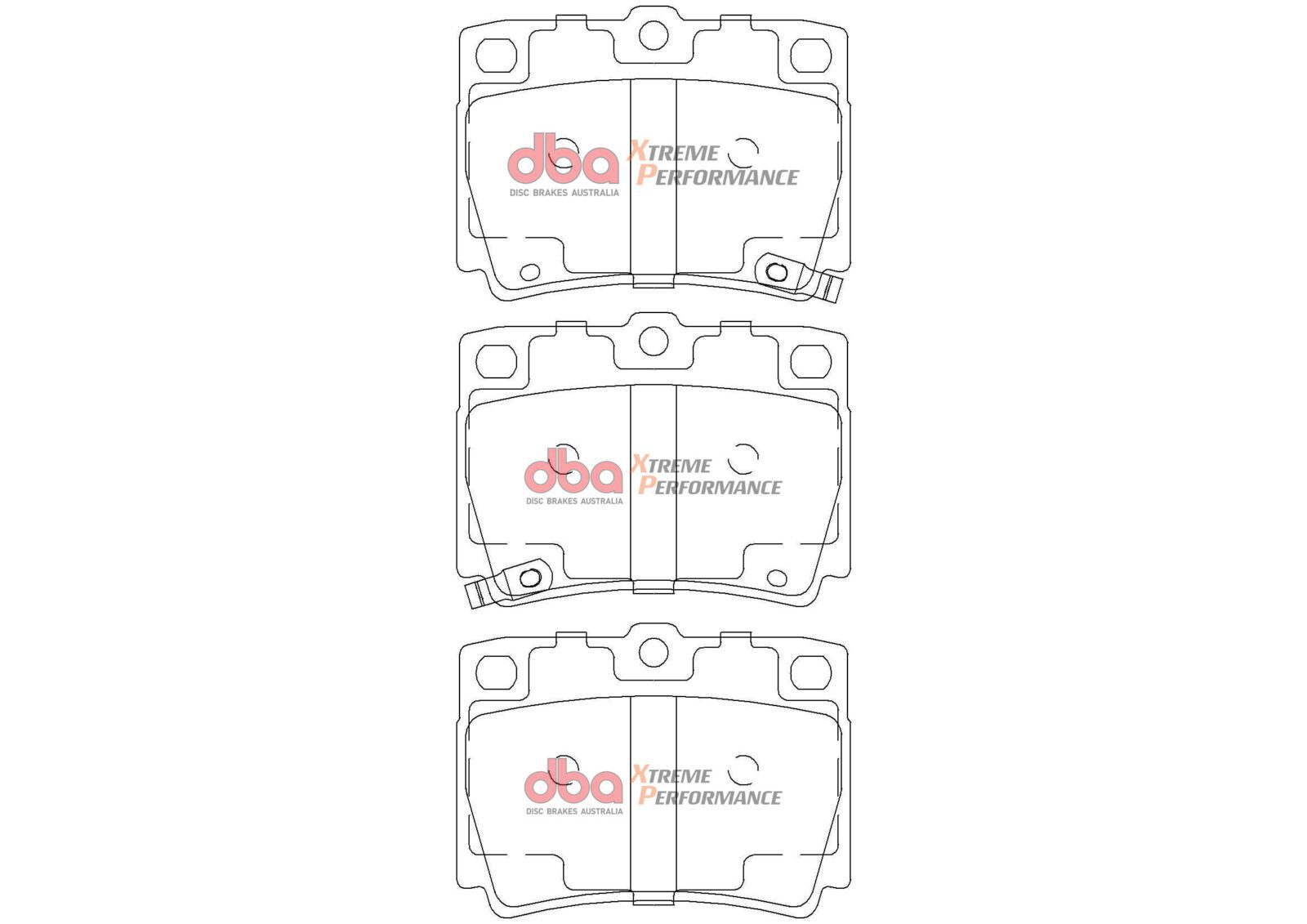 Rear Xtreme Performance Brake Pads - DB1390XP | Disc Brakes Australia