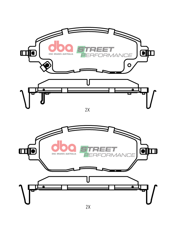 Front Street Performance Brake Pads - DB15332SP | Disc Brakes Australia