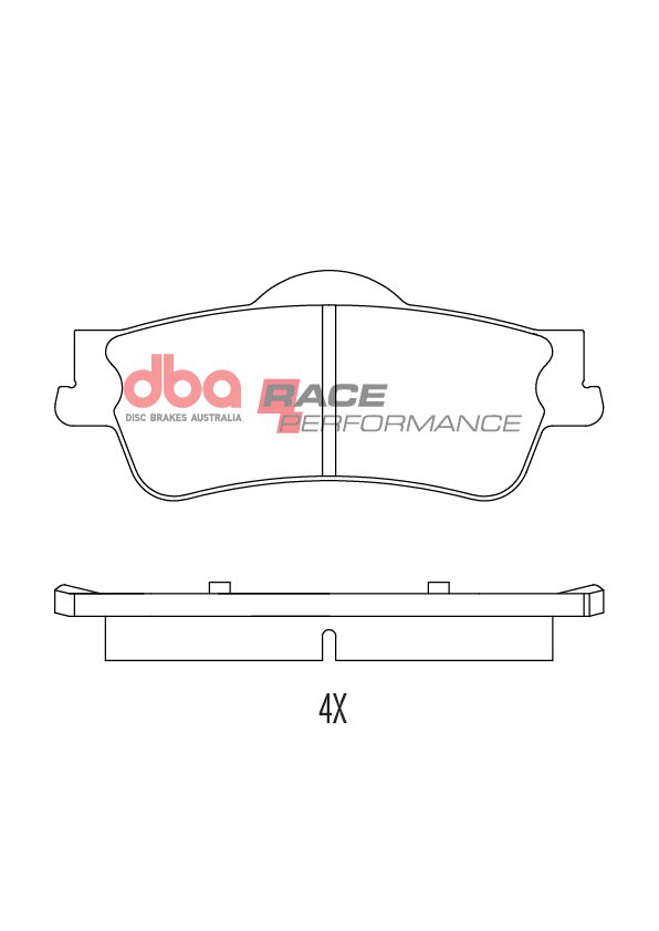 Rear Race Performance Brake Pads - DB1766RP | Disc Brakes Australia