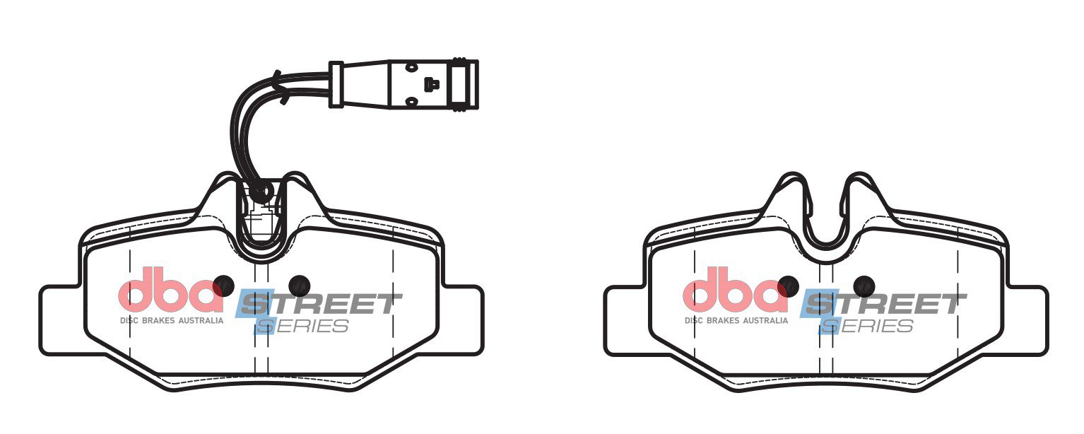 Rear Street Series Brake Pads - DB1966SS | Disc Brakes Australia