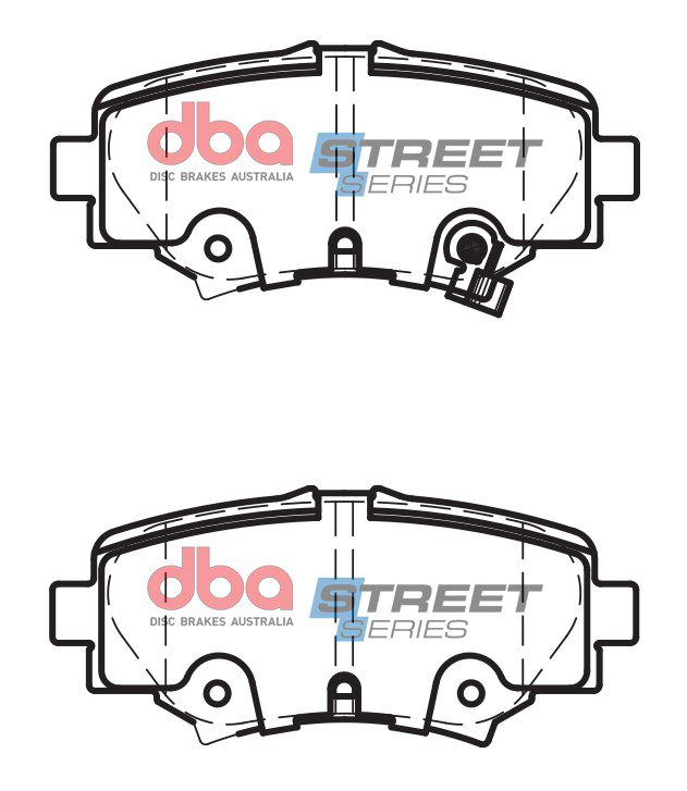 Rear Street Series Brake Pads - DB2331SS | Disc Brakes Australia